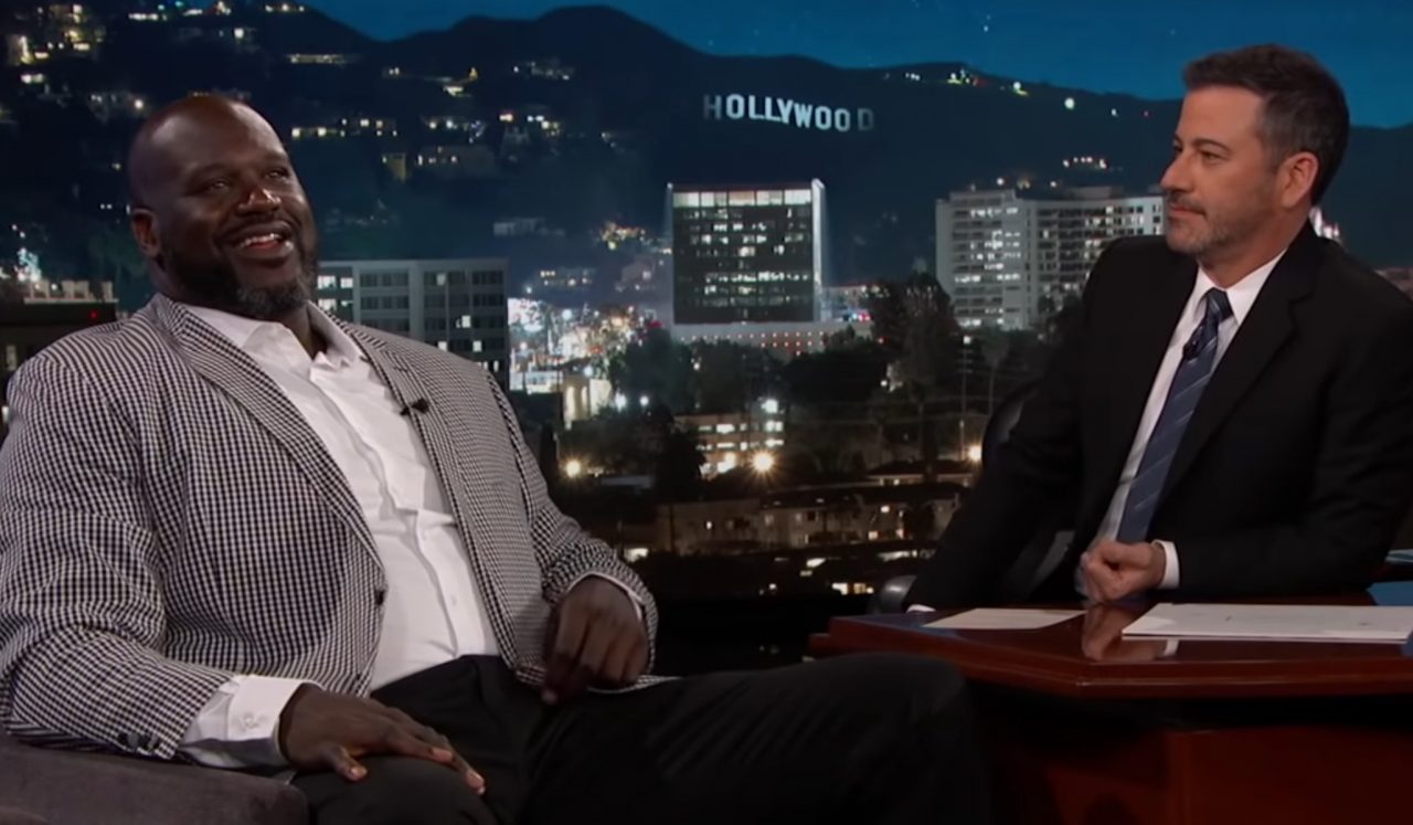Shaq Talks NBA Off Season with Kimmel