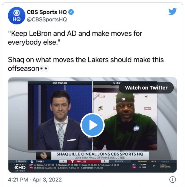Shaq: Major Overhaul Time for Lakers
