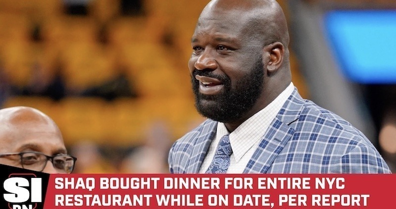 Shaq Buys Dinner - For EVERYONE