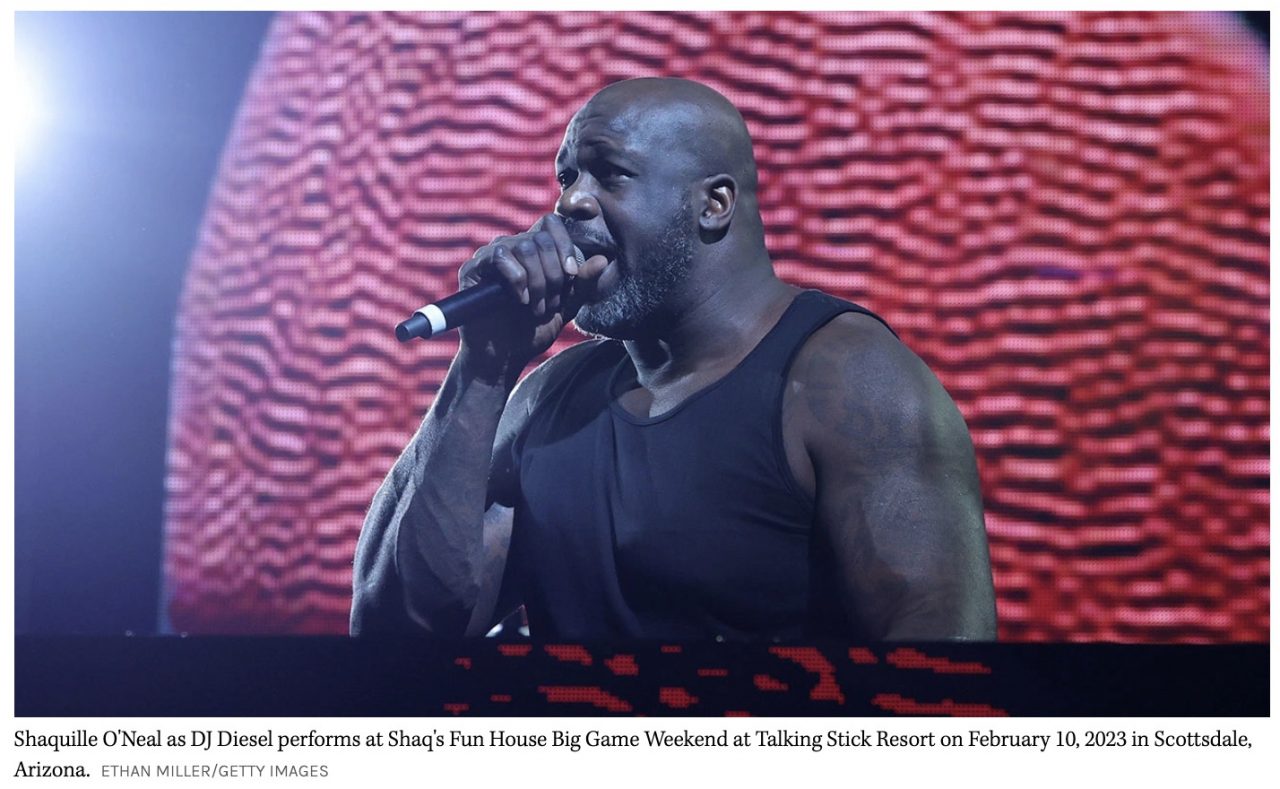 Shaq Drops New Track for NBA Playoffs