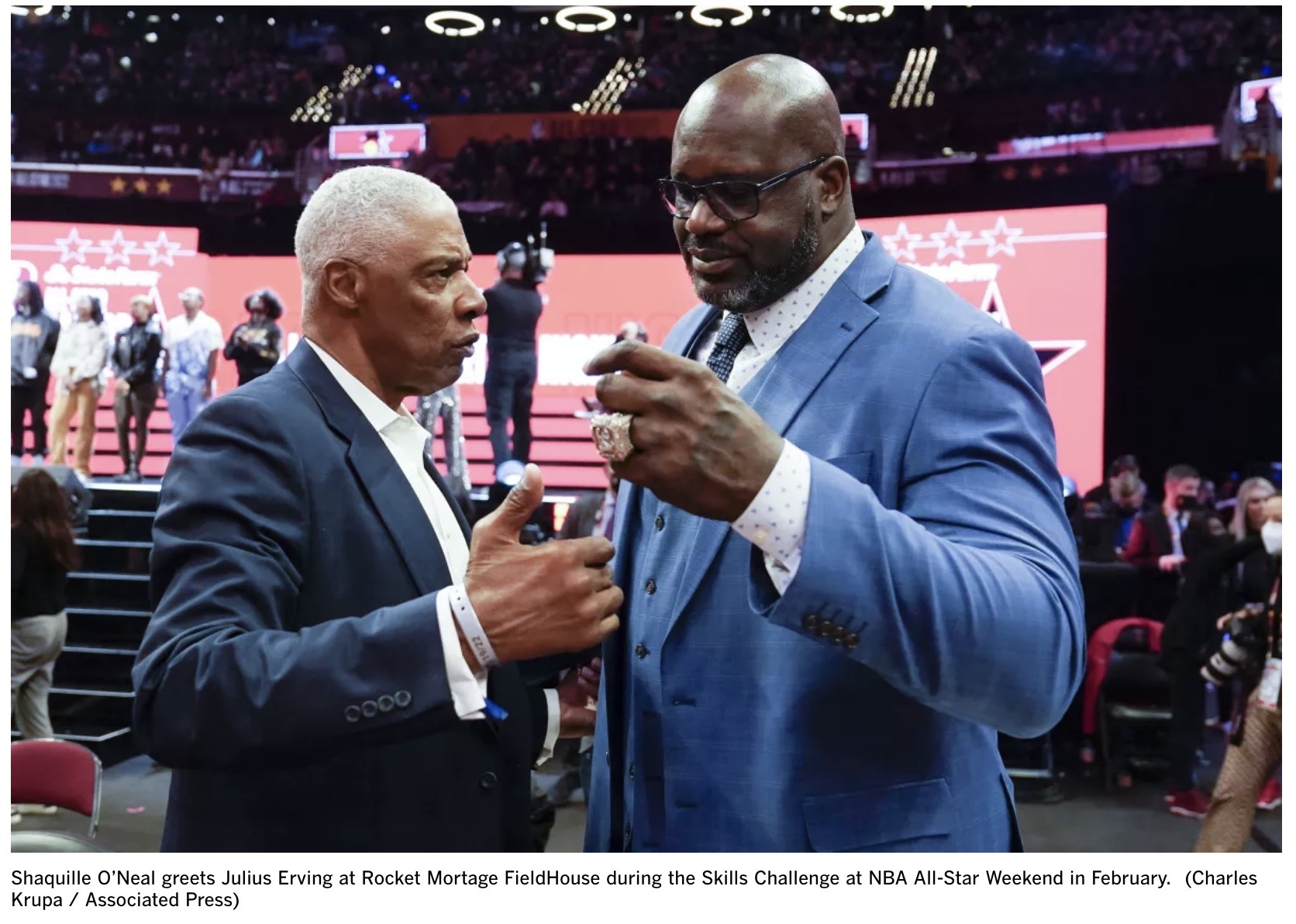 Dr. J, Shaq Out With Top-10 Lists